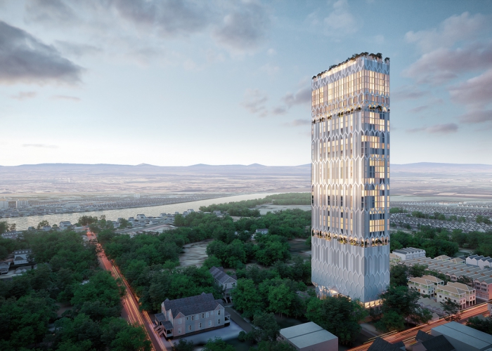 Bioclimatic Hotel Tower in Phnom Penh – T3 Architects